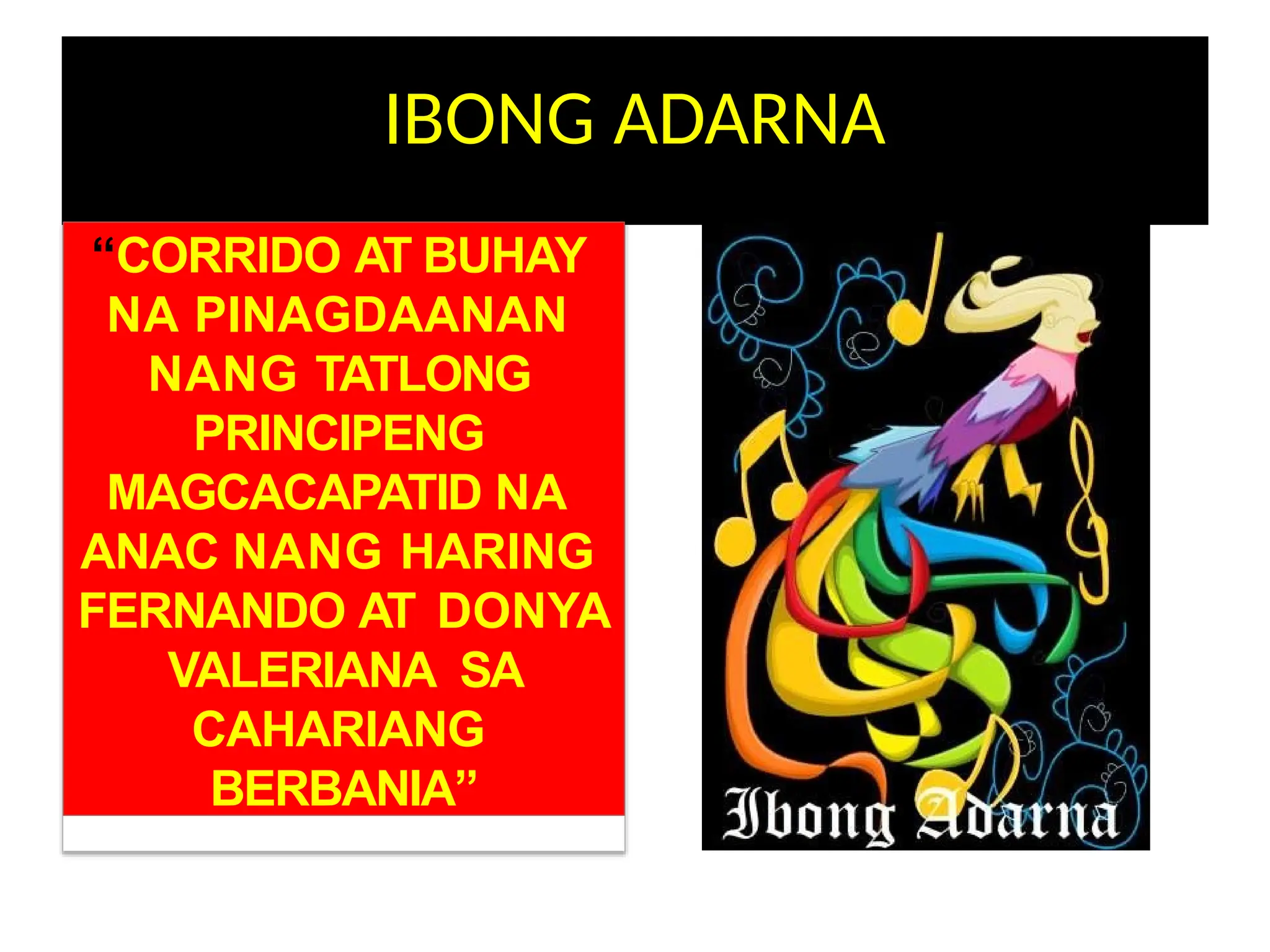POWERPOINT IBONG ADARNA ARALIN 4.1.pptx