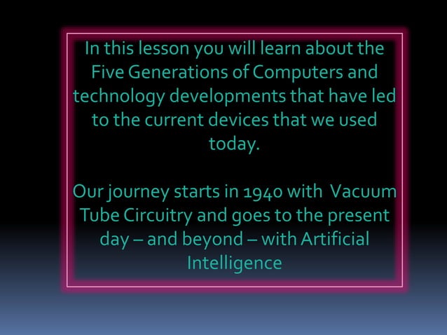 Generations of Computer | PPT