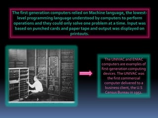 Generations of Computer | PPT