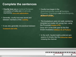 Courtly Love | PPT
