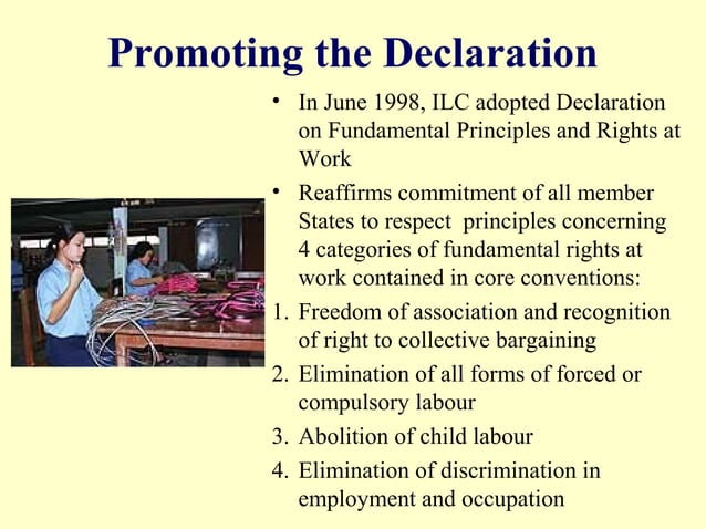 Power point ilo_and_core_labour_standards | PPT