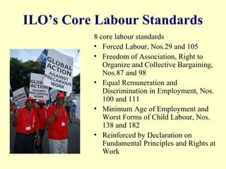 Power point ilo_and_core_labour_standards | PPT