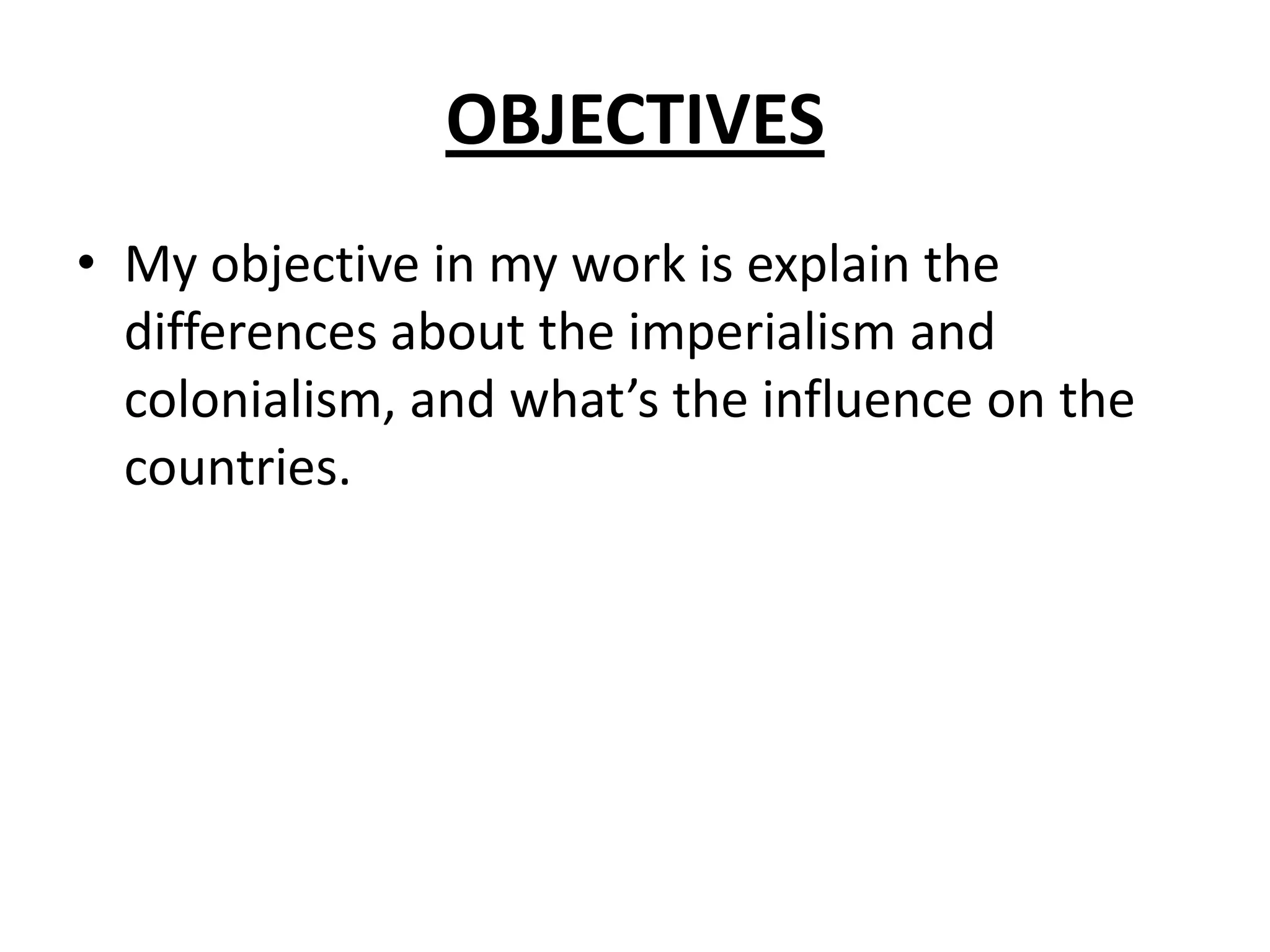 Power point imperialismo y colonialismo | PPTX