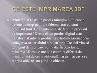 Power point imprimare 3 d | PPT