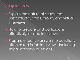 Preparing Yourself for a Job Interview | PPTX