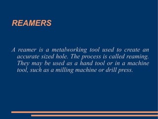 Reamer | PPT