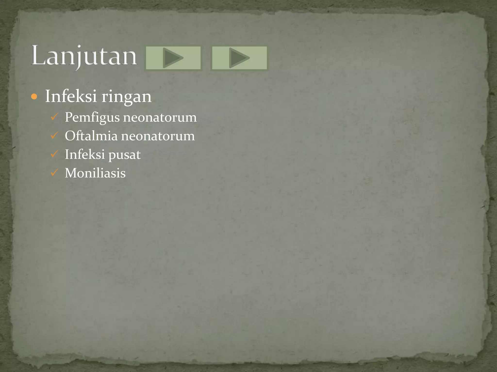 Power point infeksi neonatus | PPTX