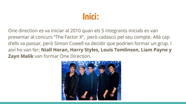 Powerpoint One direction | PPTX