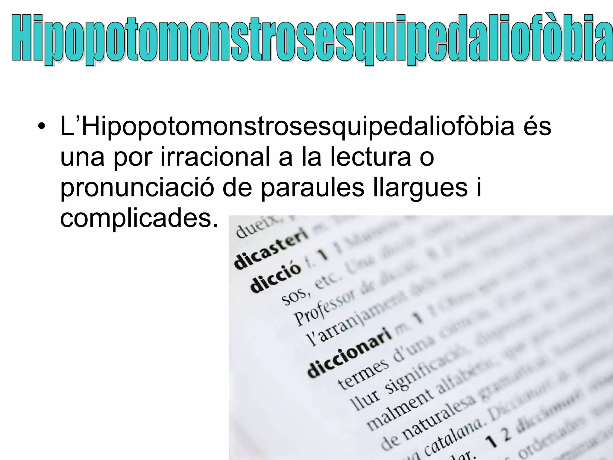 Powerpoint Les Fòbies | PPT