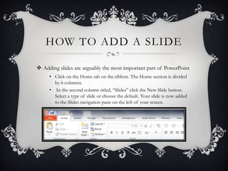 Power Point Basics | PPT
