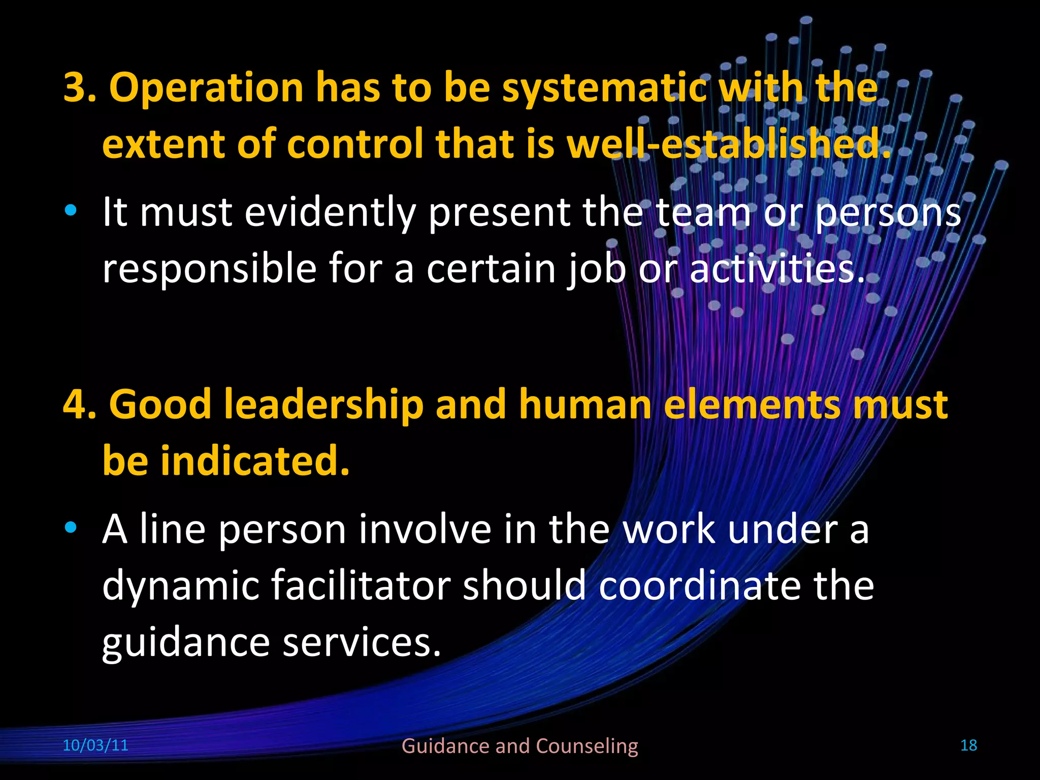 Organization and Administration in Guidance | PPT