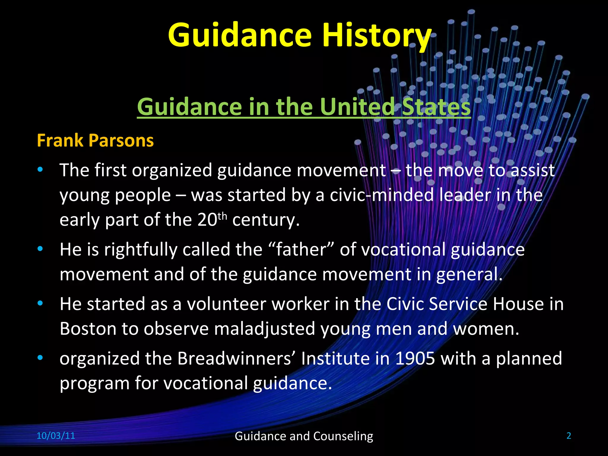 Organization and Administration in Guidance | PPT