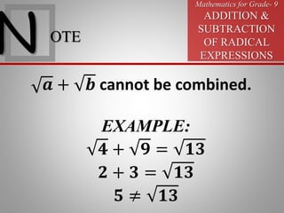 powerpoint in radicals for grade 9 .pptx