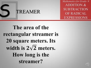 powerpoint in radicals for grade 9 .pptx