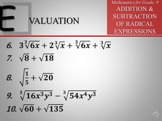 powerpoint in radicals for grade 9 .pptx