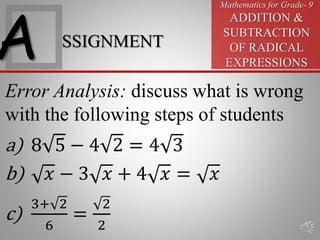 powerpoint in radicals for grade 9 .pptx