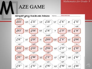 powerpoint in radicals for grade 9 .pptx