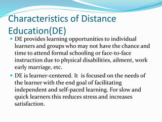 Distance Education: Alternative Learning System Beyond Borders | PPTX