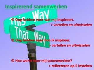 Ppt sessie 4 - inspirerend samenwerken | PDF