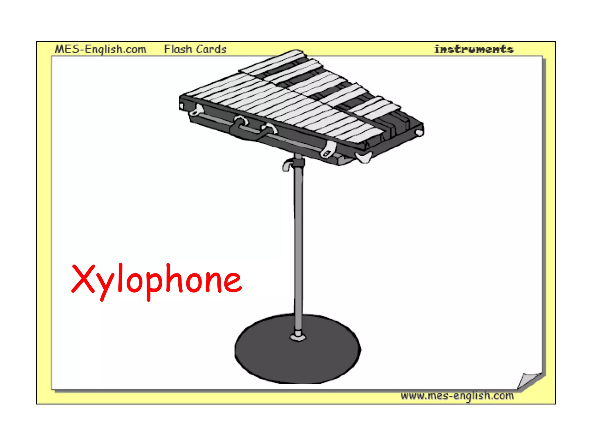 Powerpointinstruments english | PPT | Music | Entertainment