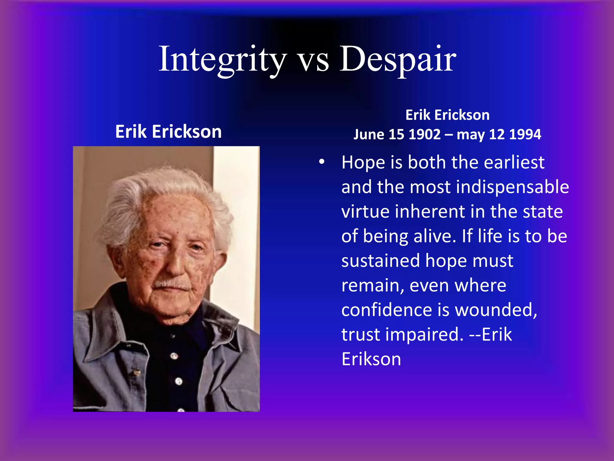 Powerpoint integrity vs despair by VJeanetteF | PPTX