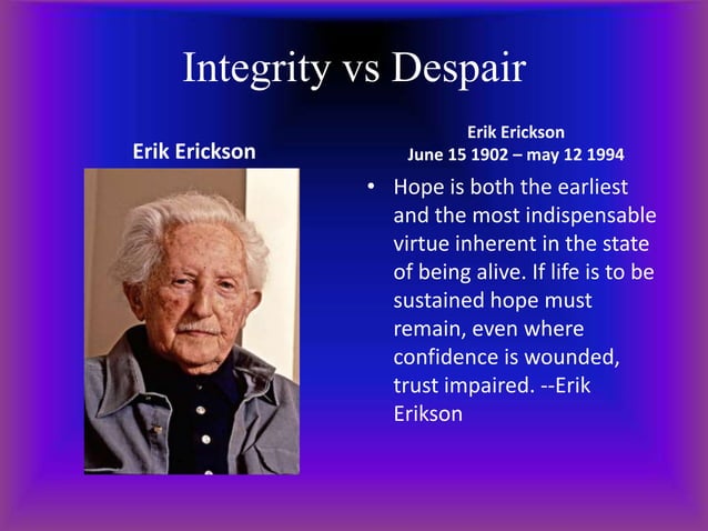 Powerpoint integrity vs despair by VJeanetteF | PPTX