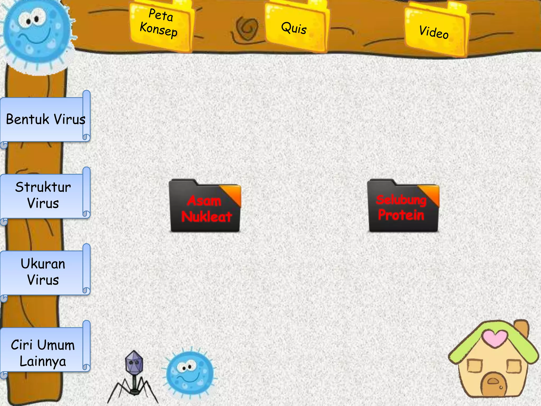 Power point interaktif ciri ciri virus medtek | PPSX
