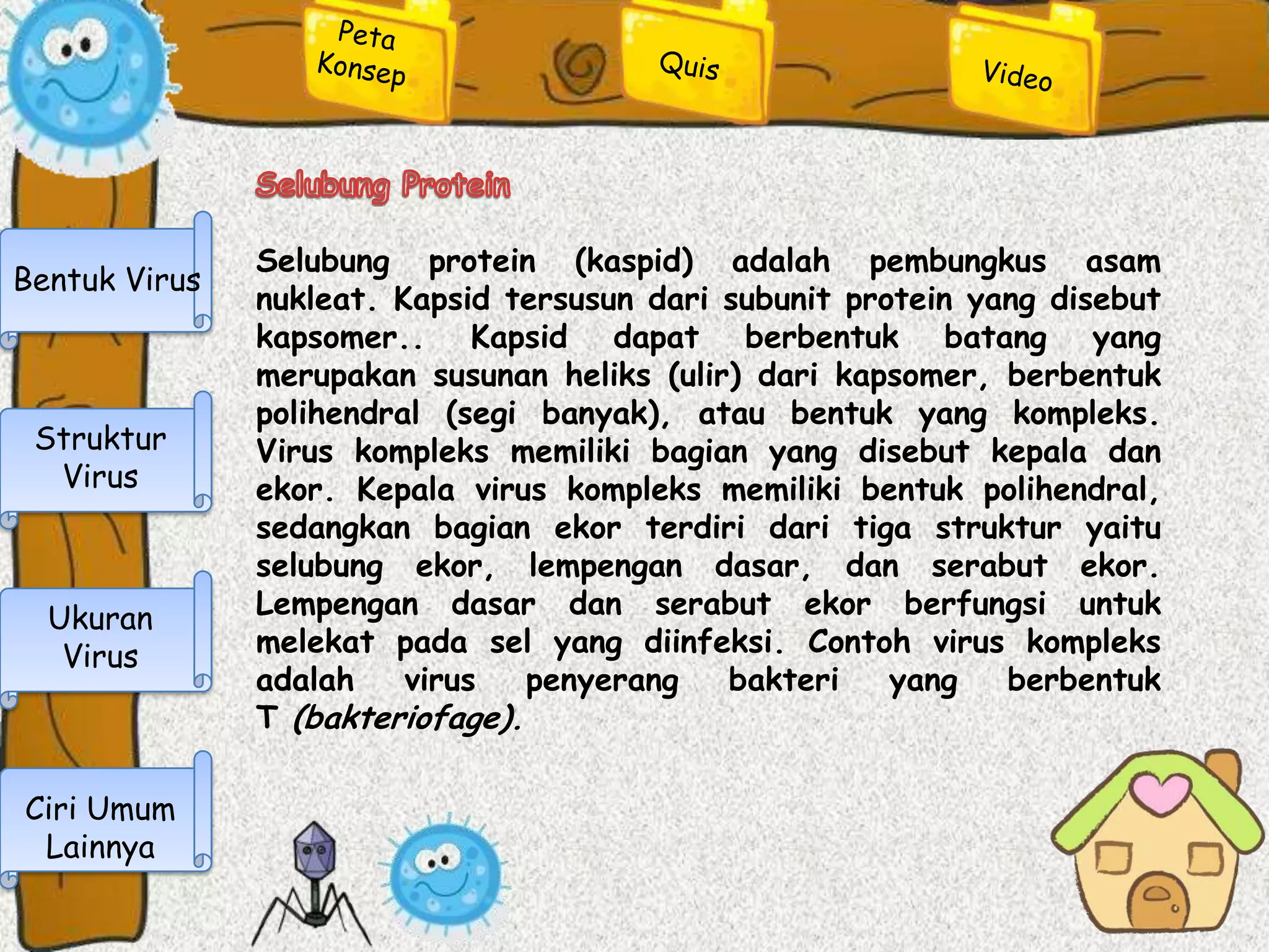 Power point interaktif ciri ciri virus medtek | PPSX