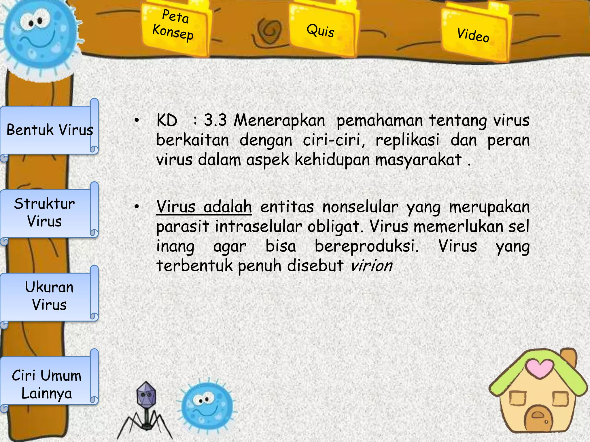 Power point interaktif ciri ciri virus medtek | PPSX