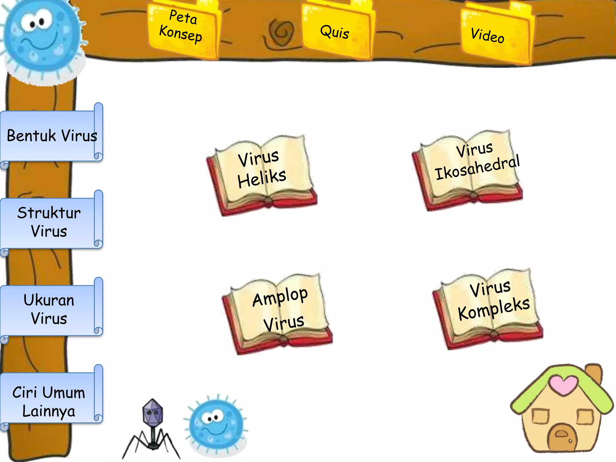 Power point interaktif ciri ciri virus medtek | PPSX