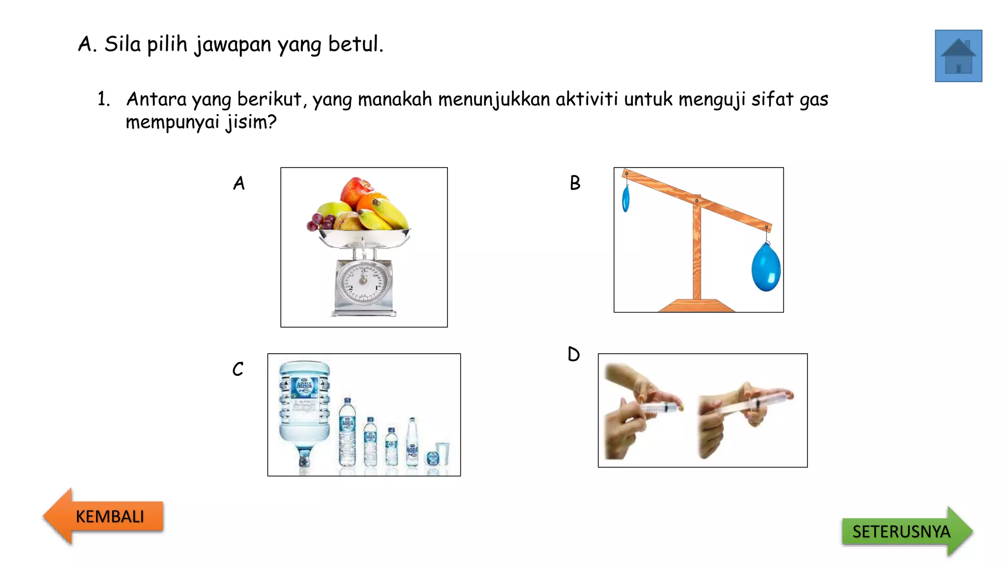 Powerpoint interaktif- sifat- sifat jirim tahun 5 | PPTX