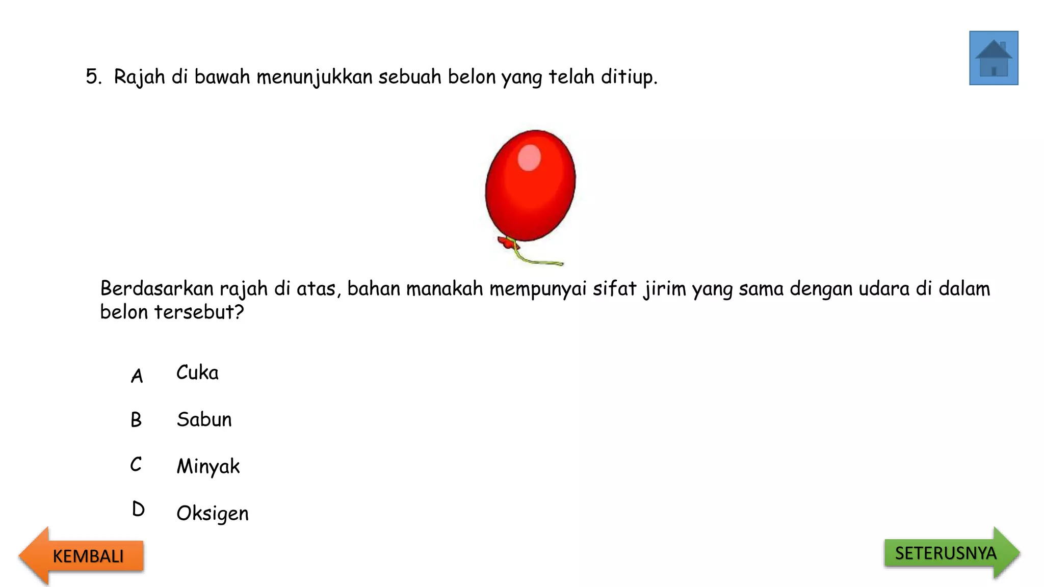 Powerpoint interaktif- sifat- sifat jirim tahun 5 | PPTX
