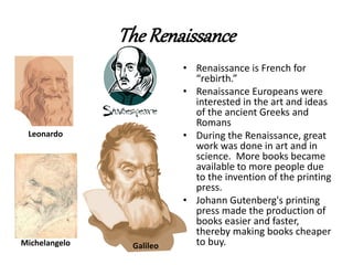 Power point introduction to europe’s history | PPTX