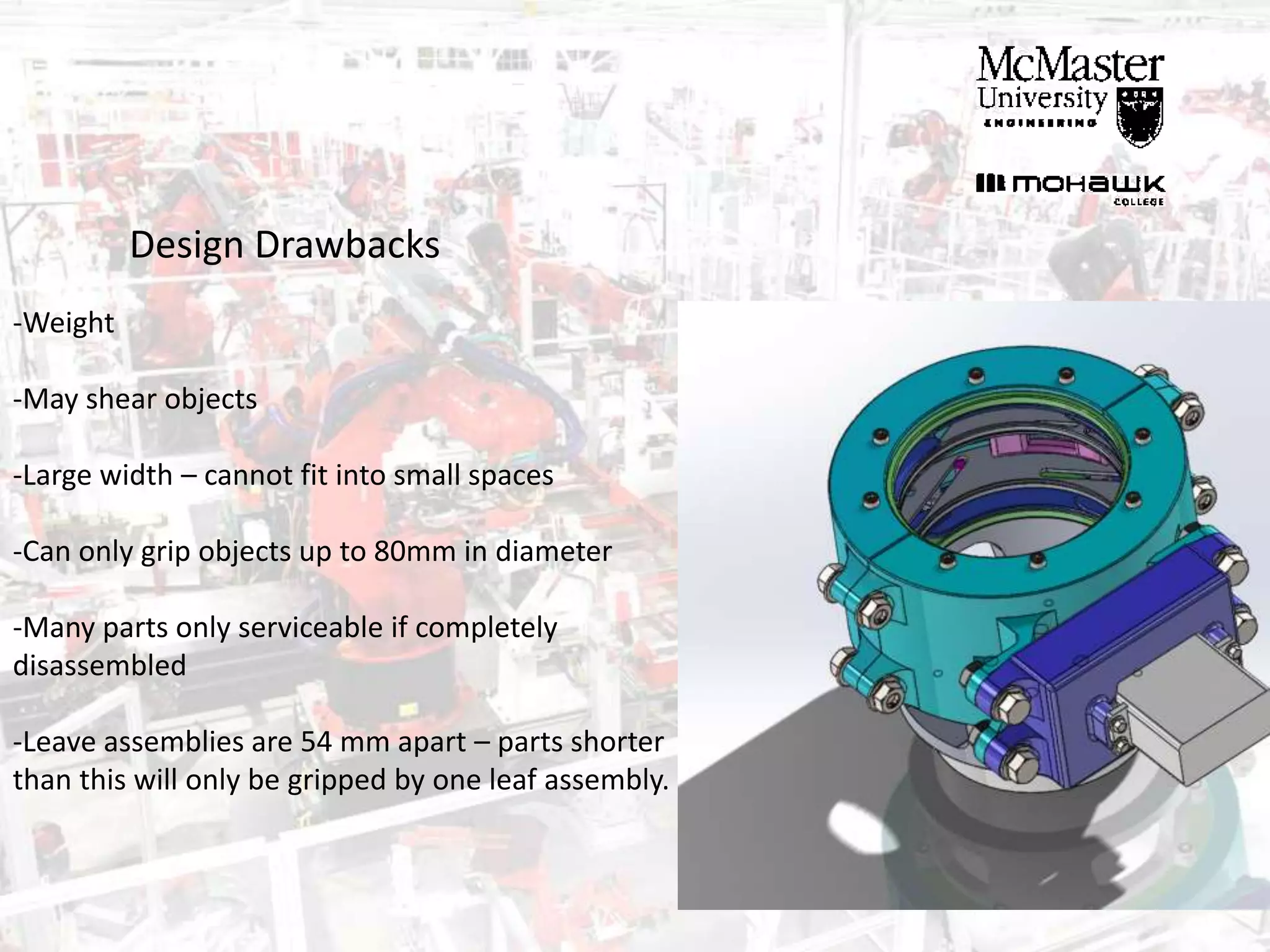 Iris Gripper SolidWorks Design | PPTX