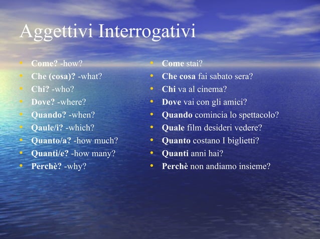 Powerpoint Italian Final Copy | PPT