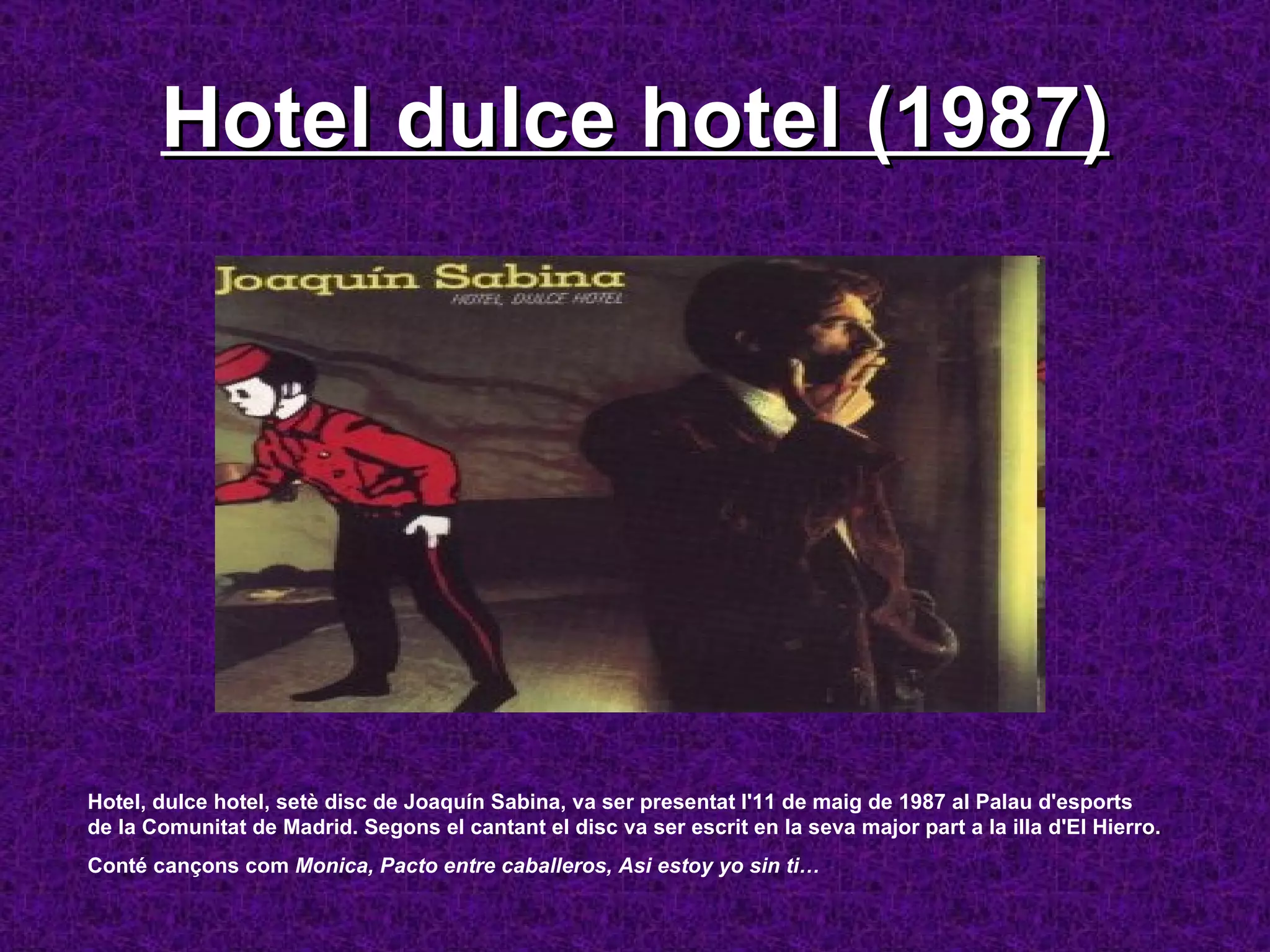 Power point joaquin sabina | PPT