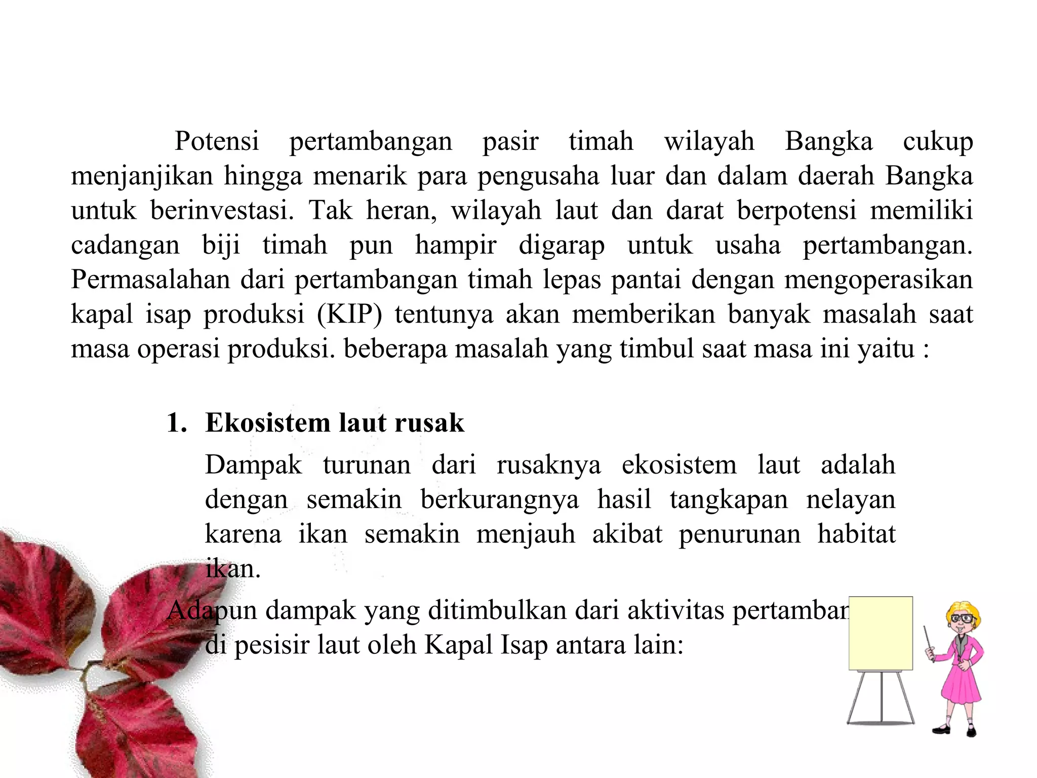 Powerpoint kapal isap penambang timah | PPT