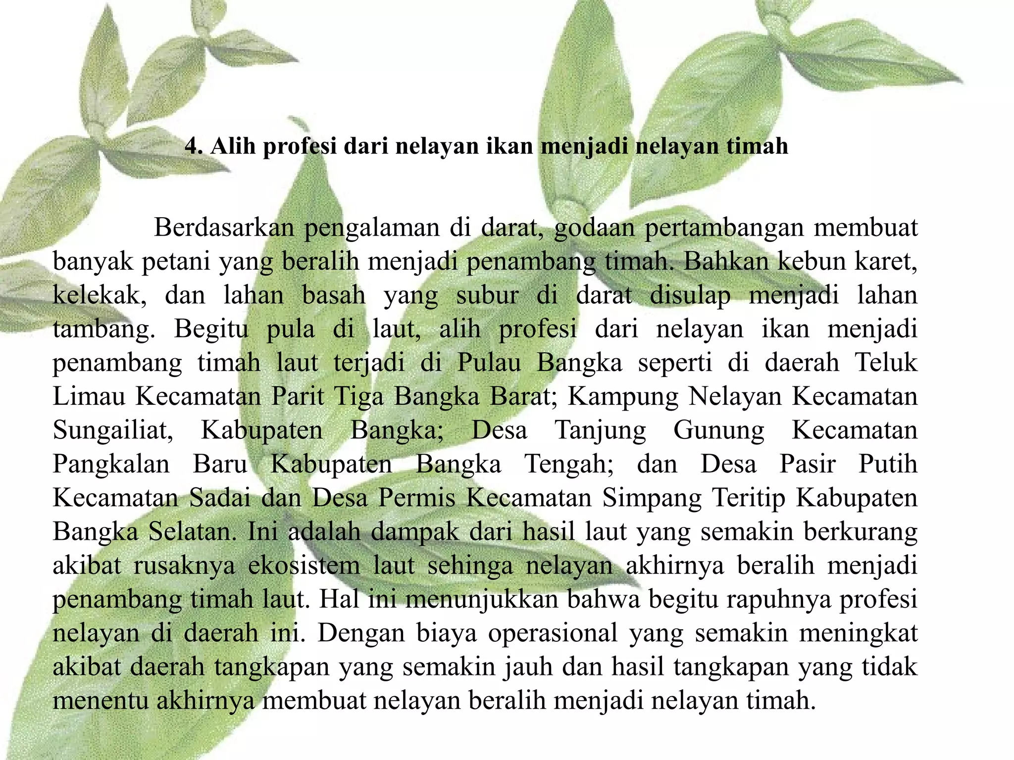 Powerpoint kapal isap penambang timah | PPT