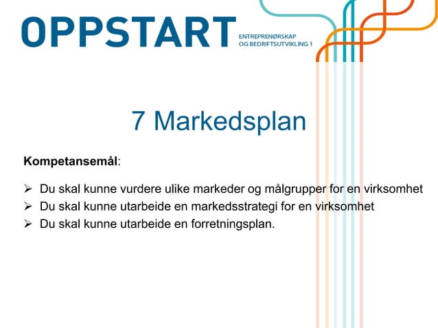 OPPSTART Powerpoint kapittel 7 markedsplan intro og 7.1 marked | PPT | Free Download