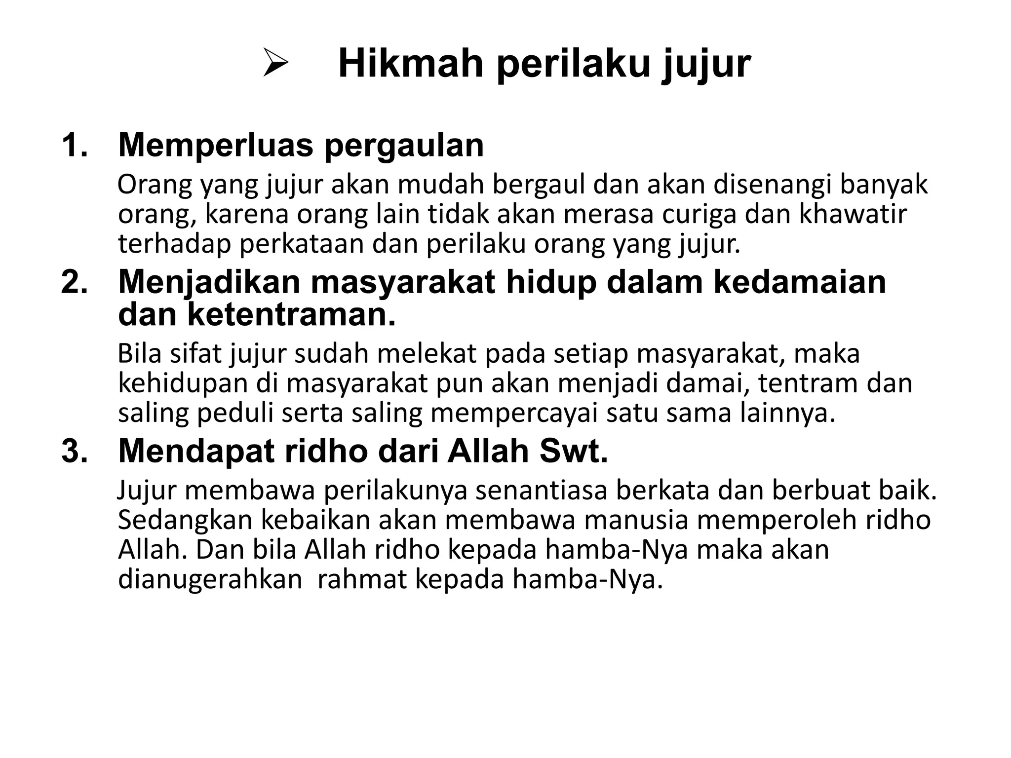 Power point kd 3.6 jujur | PPTX