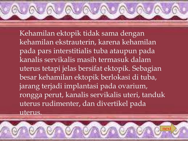 Power point kehamilan ektopika | PPT