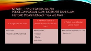 Islam Normatif dan Historis | PPTX