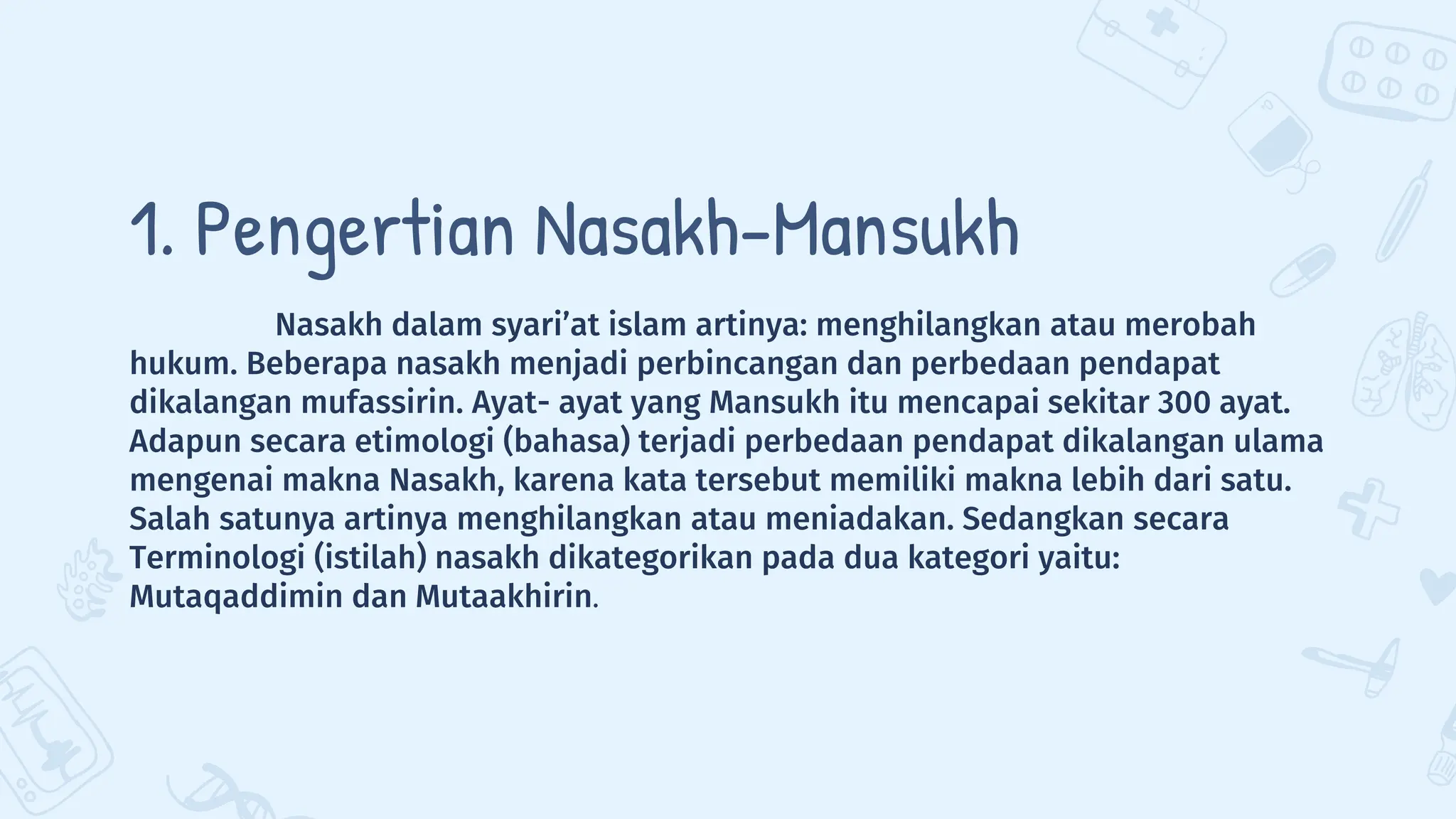 Power Point ulumul Qur'an (Nasakh- .pptx | Free Download