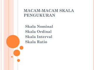 skala pengukuran | PPT