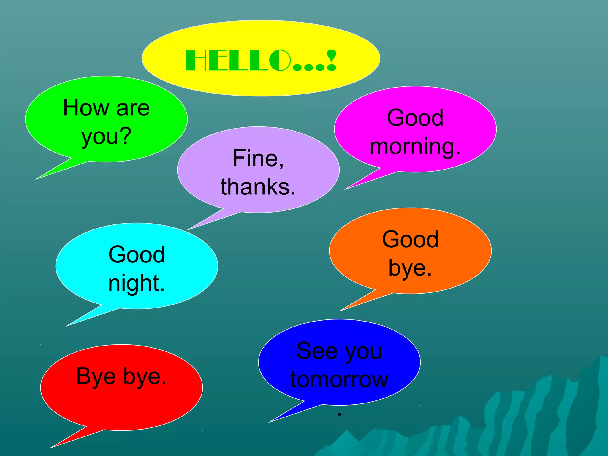 GREETINGS: how to introduce oneself and other people | PPT