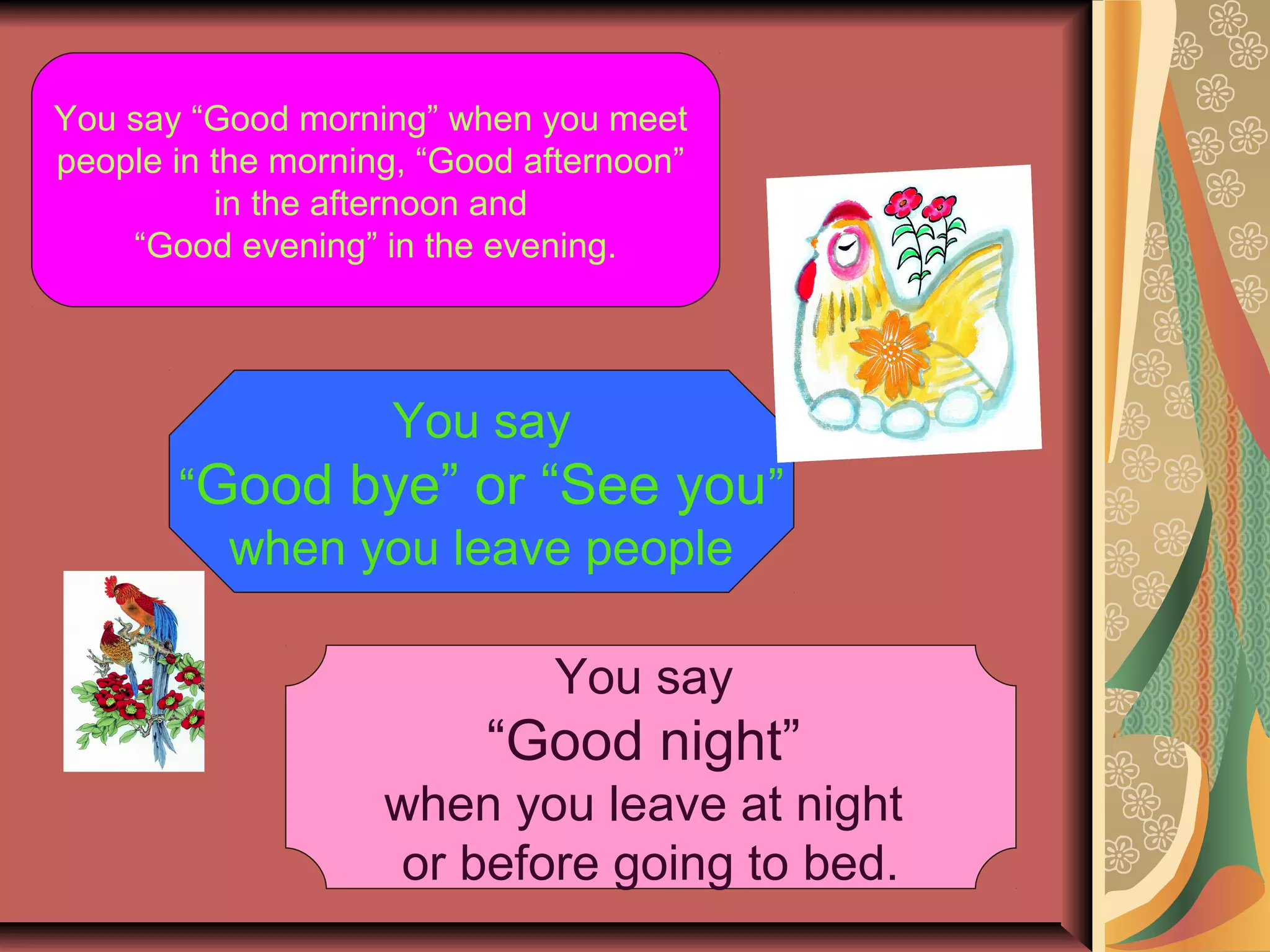 GREETINGS: how to introduce oneself and other people | PPT