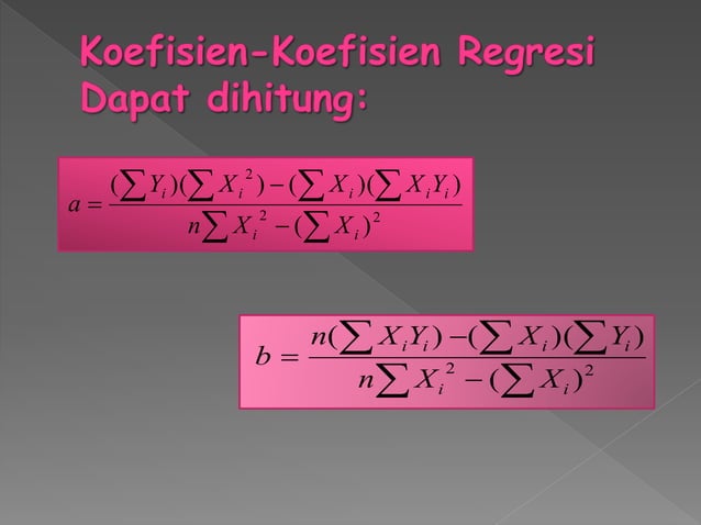Analisis Regresi Sederhana | PPTX
