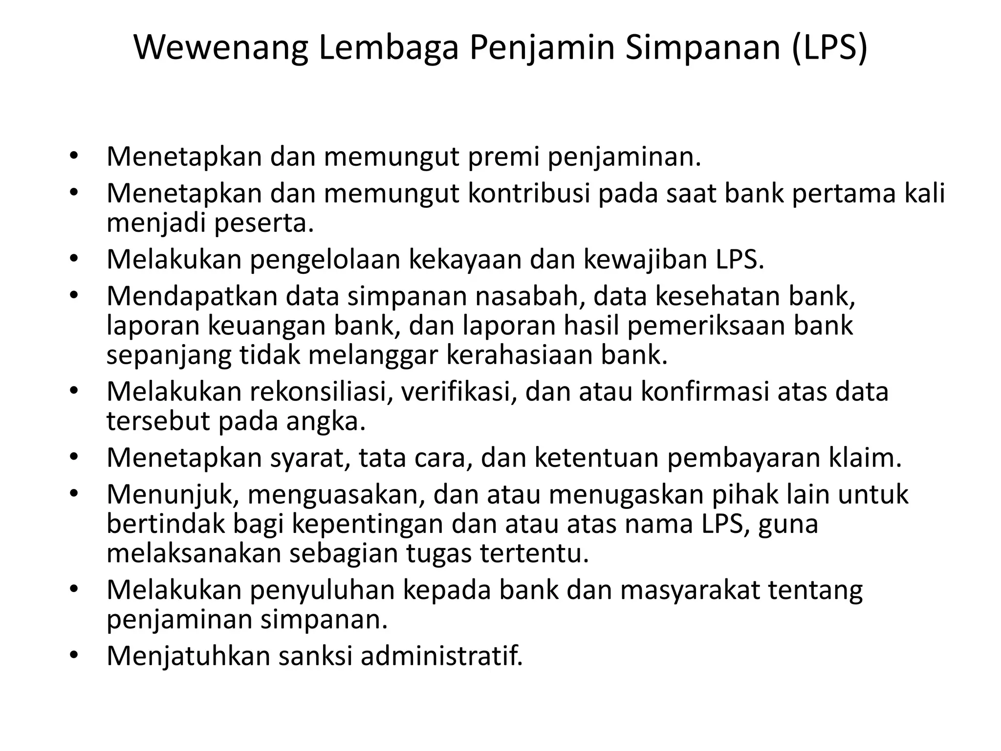 Power point kelompok 1 lembaga penjamin simpanan kelas e f pagi.ppt