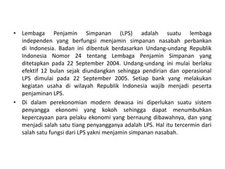 Power point kelompok 1 lembaga penjamin simpanan kelas e f pagi.ppt