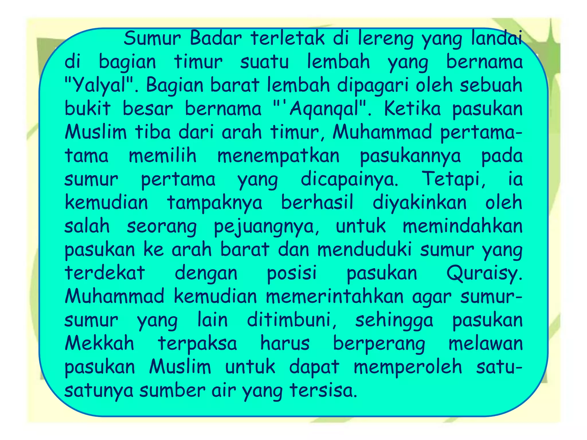 PERANG BADAR | PPTX